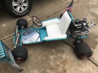 Our two Karts: one streaker fun wheels Kart and the Grasshopper BKS ...